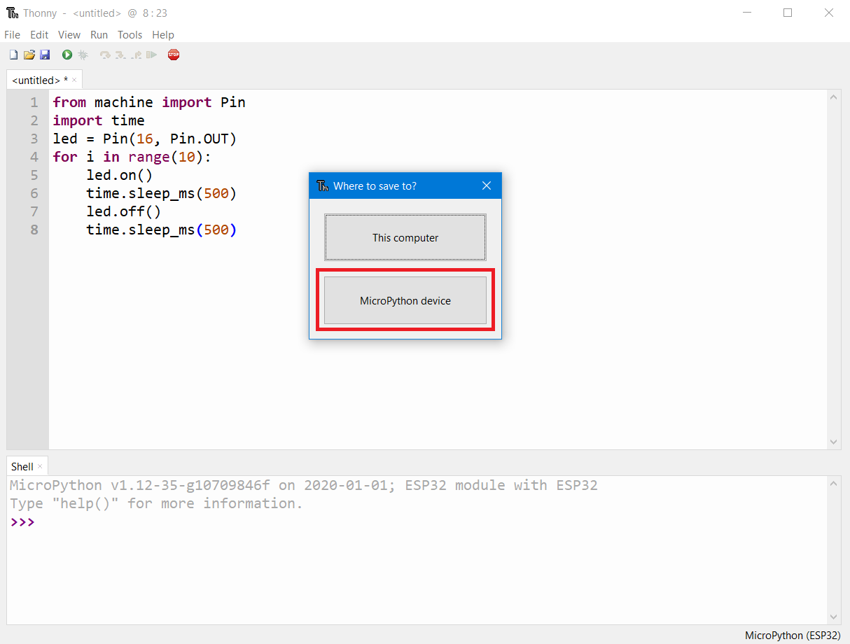 Micropython Lesson 1: Getting Started - Magicbit