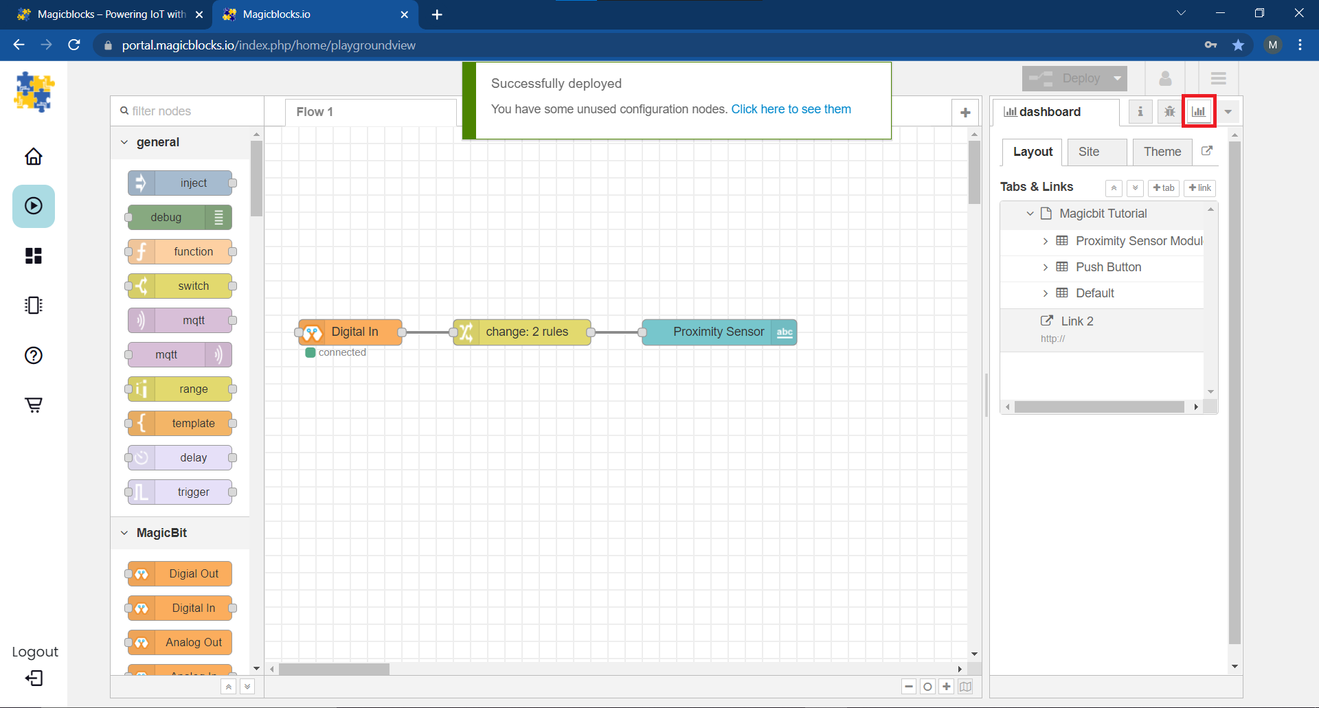 Magicblocks Lesson 09: Proximity Sensor - Magicbit