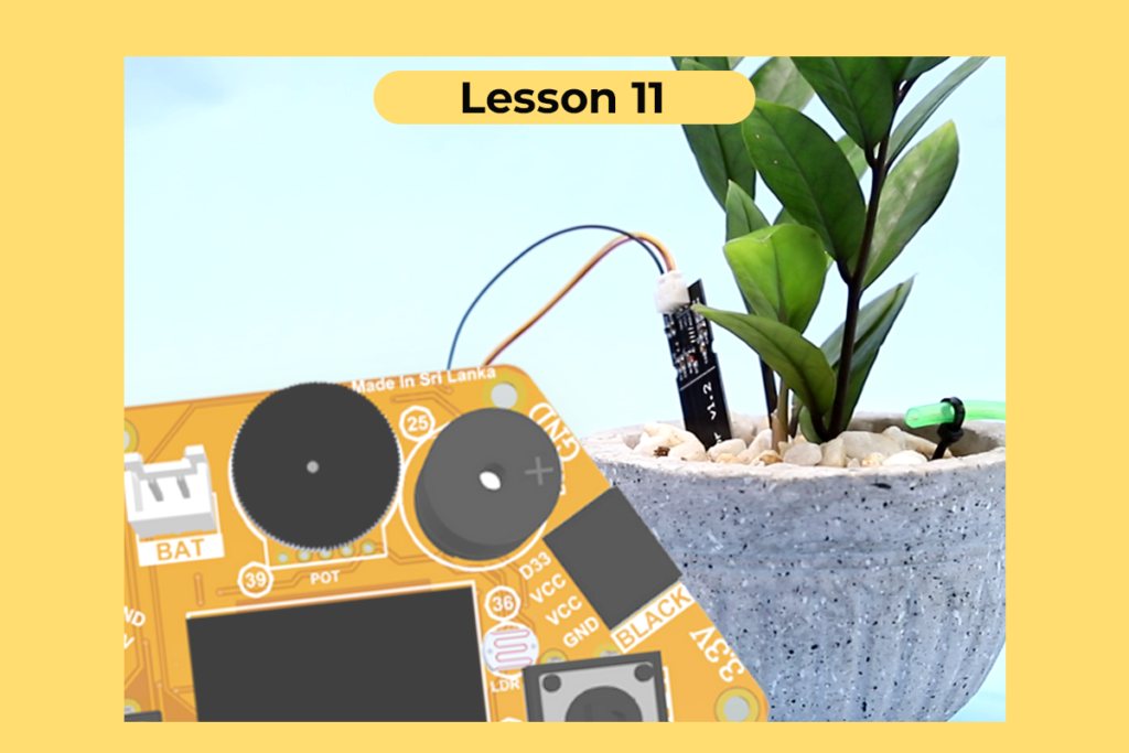 Magicblocks Lesson 11: Soil Moisture Sensor - Magicbit