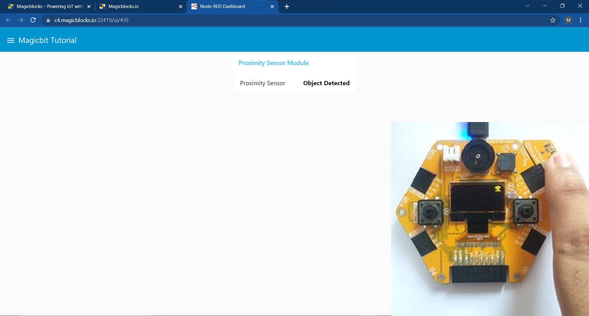 Magicblocks Lesson 09: Proximity Sensor - Magicbit