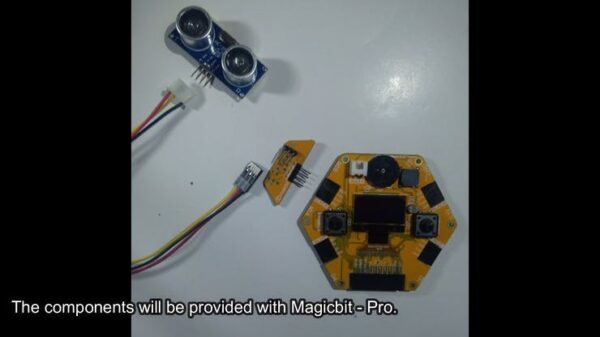 Magicblocks Lesson 10: Ultrasonic Distance Sensor - Magicbit