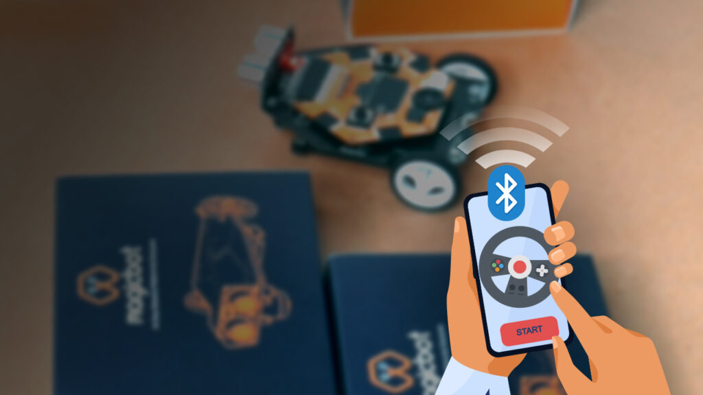 Bluetooth control remote car ESP-32 - Magicbit