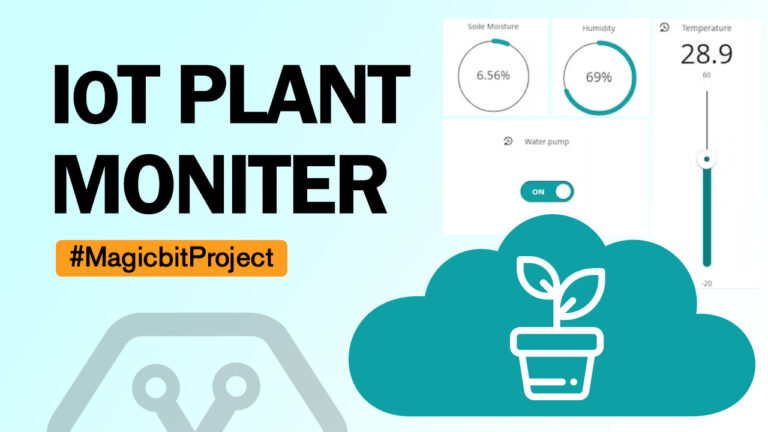 IOT based Arduino plant watering system - Magicbit