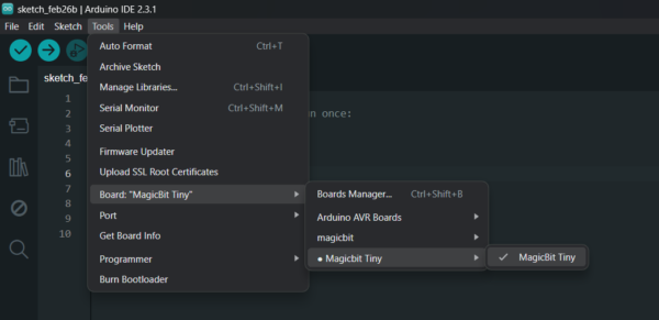 Learn Magicbit Tiny - Magicbit