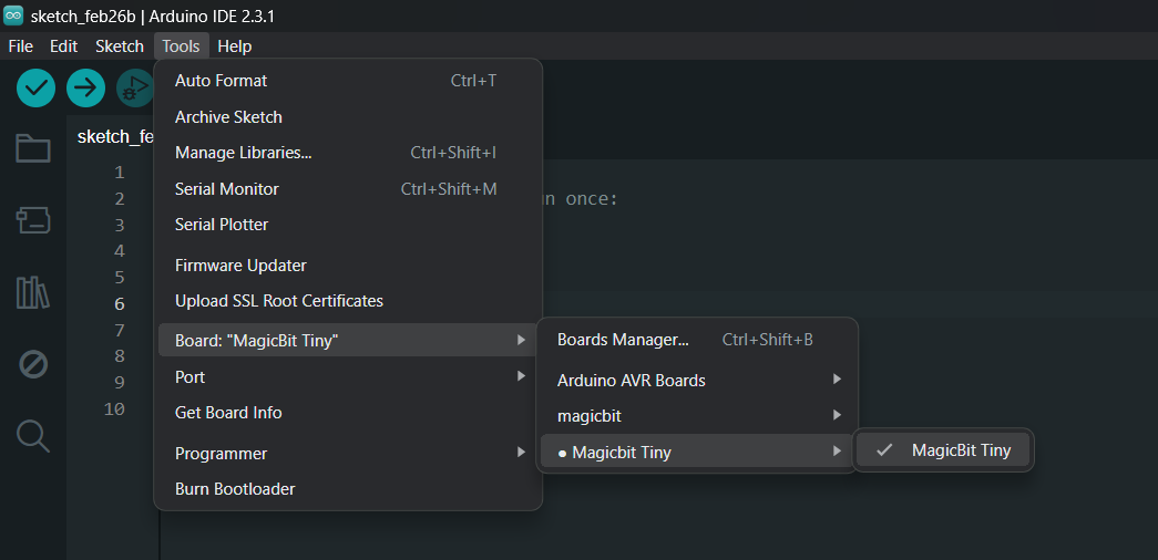 Learn Magicbit Tiny - Magicbit