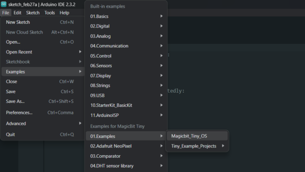 Learn Magicbit Tiny - Magicbit